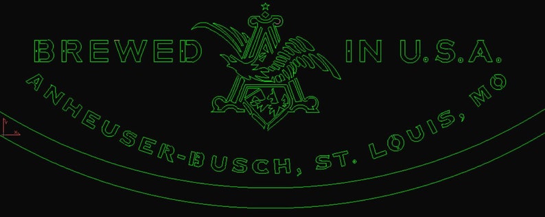 Busch Light Hanging Wall Sign DXF Download - Etsy