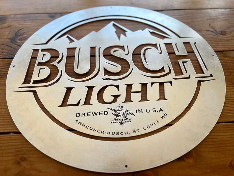 Busch Light Hanging Wall Sign DXF Download - Etsy