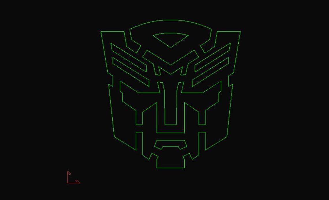 Transformer Prime Face DXF Download - Etsy