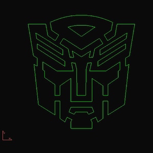 Transformer Prime Face DXF Download - Etsy