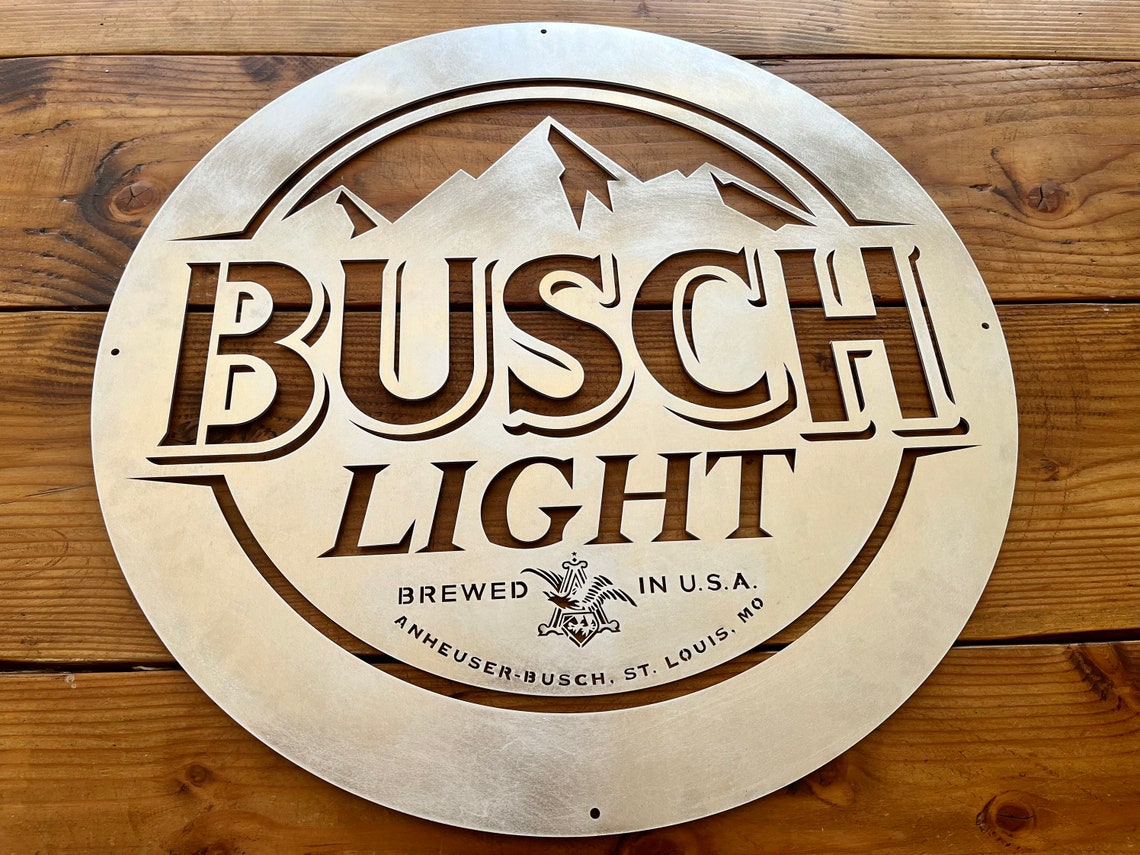 Busch Light Hanging Wall Sign DXF Download - Etsy