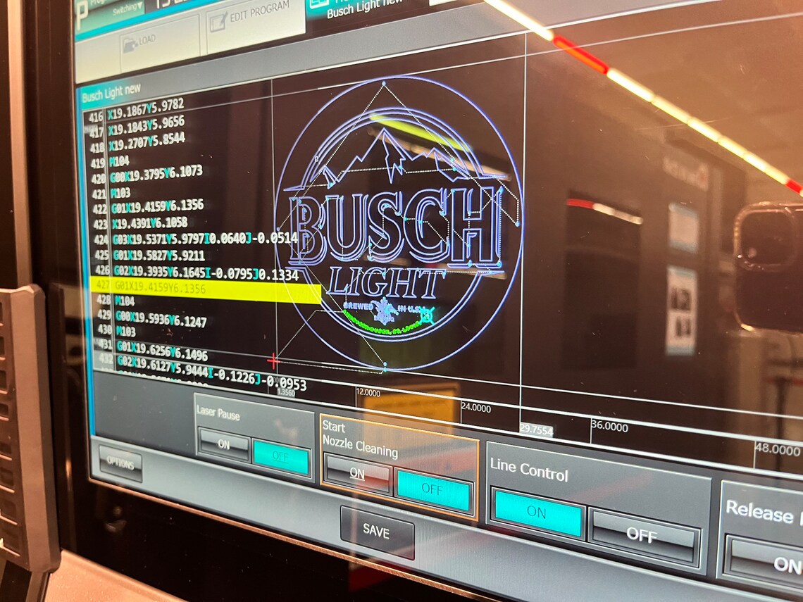 Busch Light Hanging Wall Sign DXF Download - Etsy