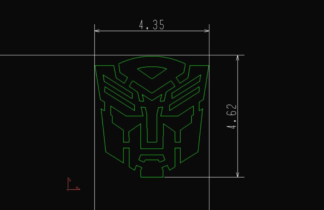 Transformer Prime Face DXF Download - Etsy