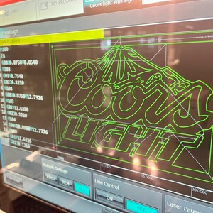Coors Light Aluminum Metal Wall Sign - Etsy