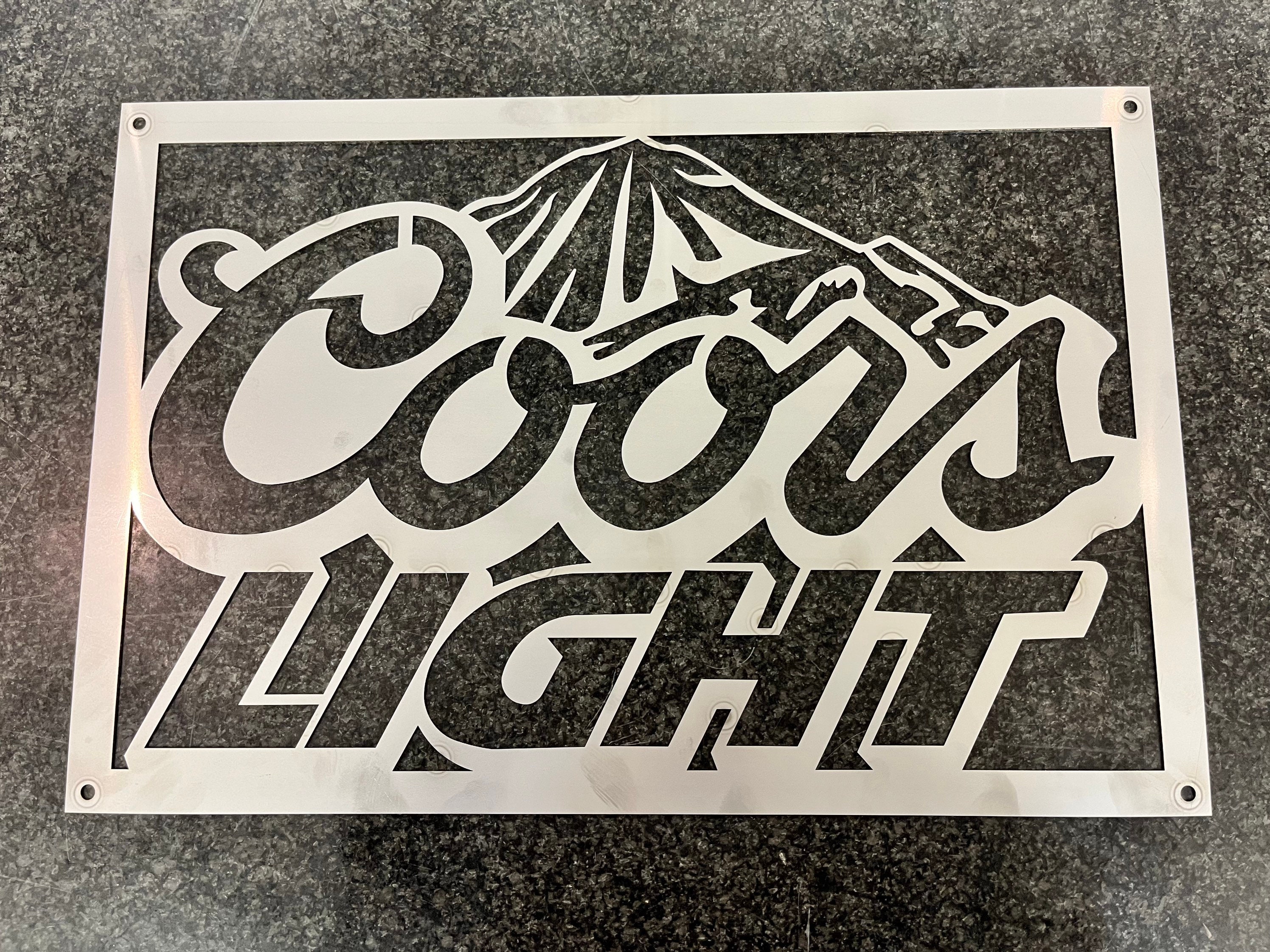 DXF Coors Light Hanging Wall Sign - Etsy