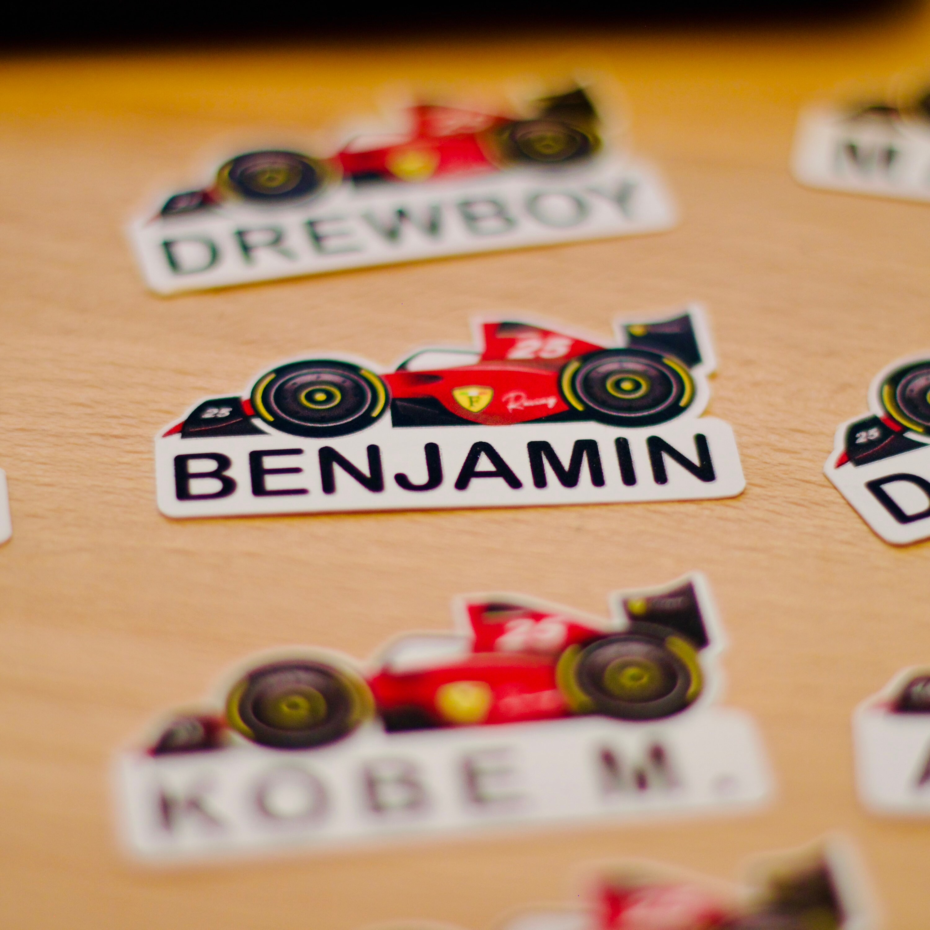 Personalized F1 Car Sticker - Etsy