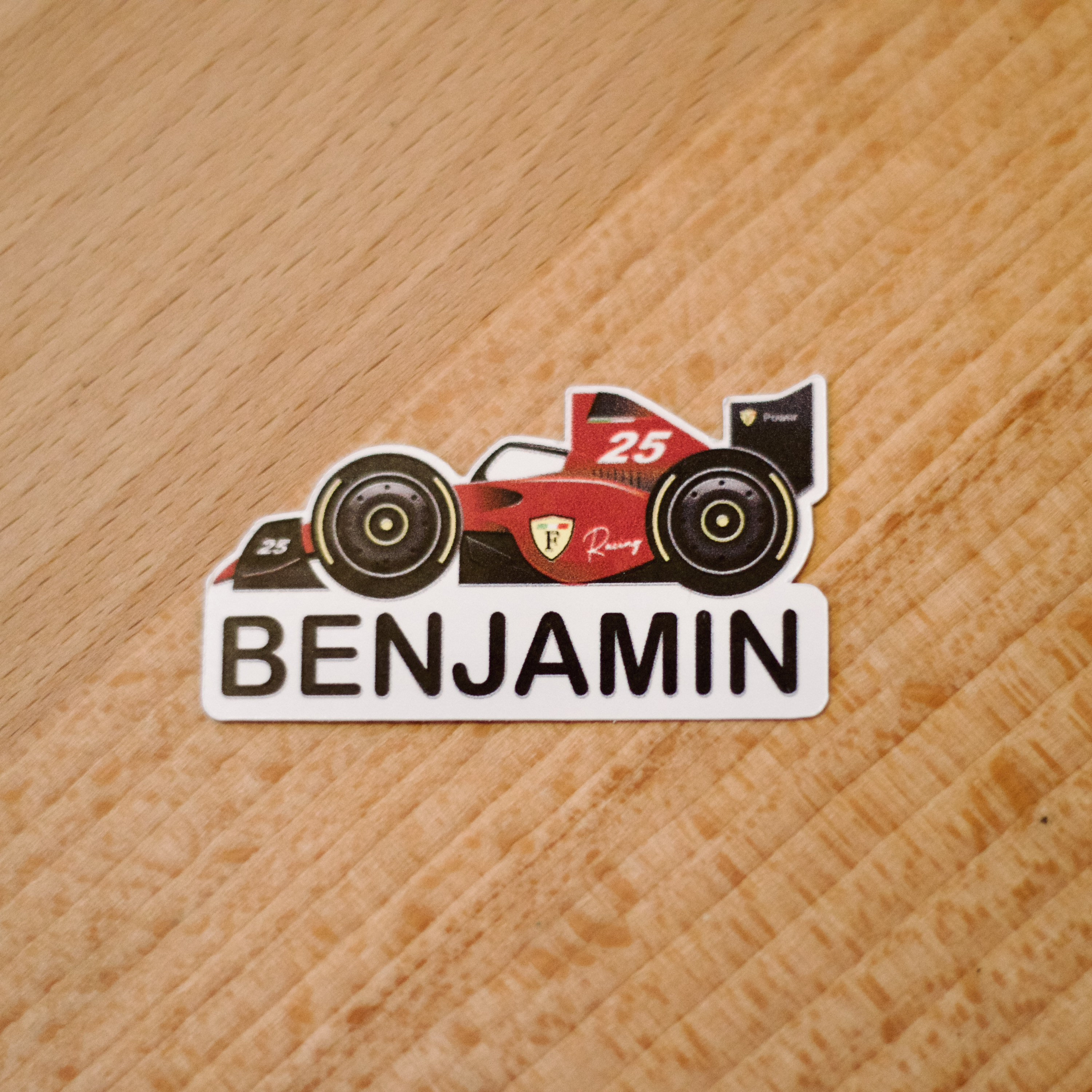 Personalized F1 Car Sticker - Etsy