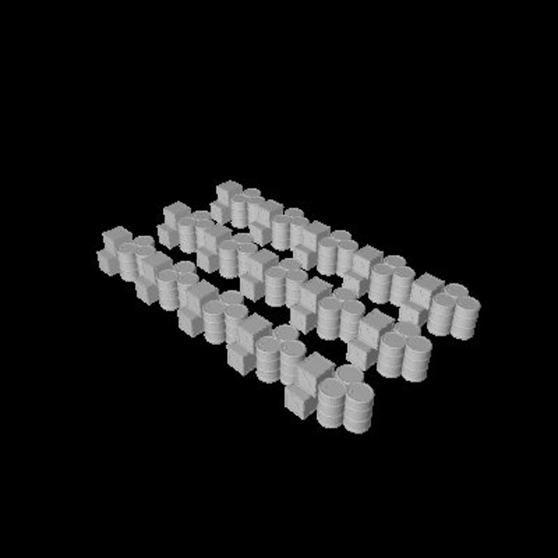 15pc 3D Printed Supply Stock Pile in Resin - Etsy Australia