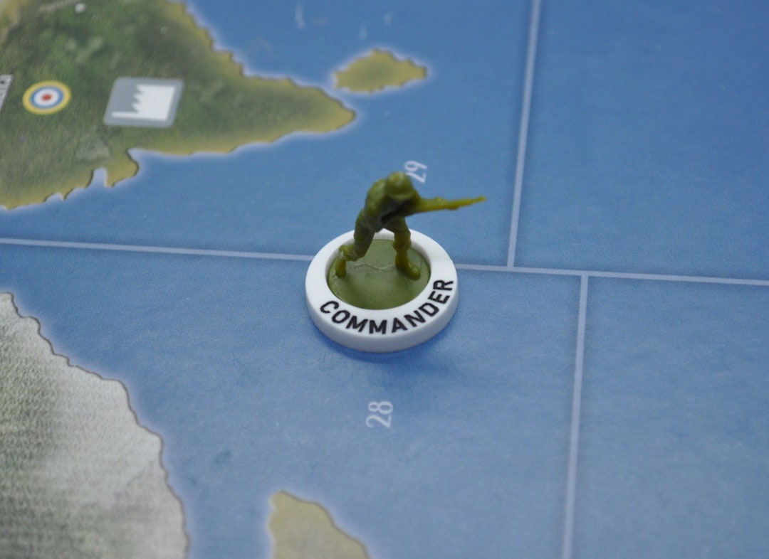 Commander ID Marker in White X5 - Etsy