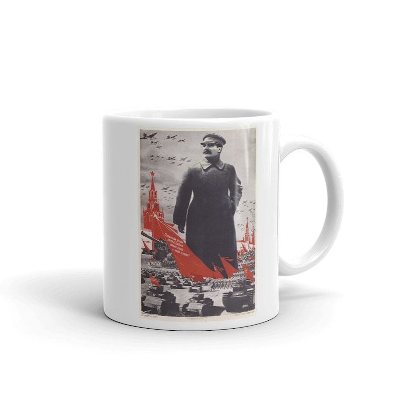 WW2 Soviet Propaganda Poster Coffee Mug - Etsy