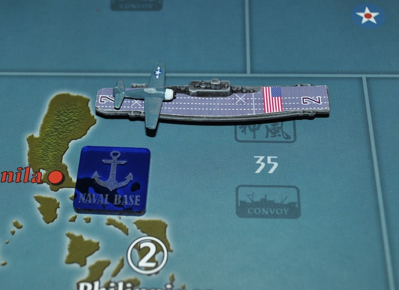 10pc Large Naval Port Marker .75 With White Acrylic In-fill - Etsy