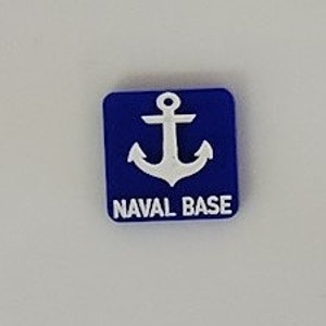 10pc Large Naval Port Marker (.75") With White Acrylic In-fill - Etsy