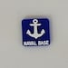 10pc Large Naval Port Marker (.75") With White Acrylic In-fill - Etsy