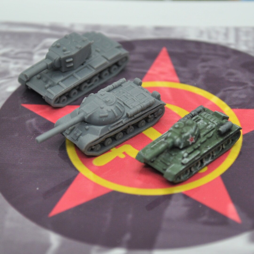 15pc 3D Printed WW2 Russian Armored Column - Etsy