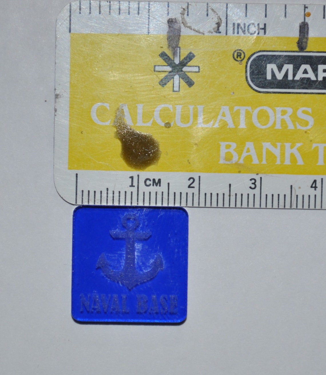 10pc Large Naval Port Marker (.75") With White Acrylic In-fill - Etsy