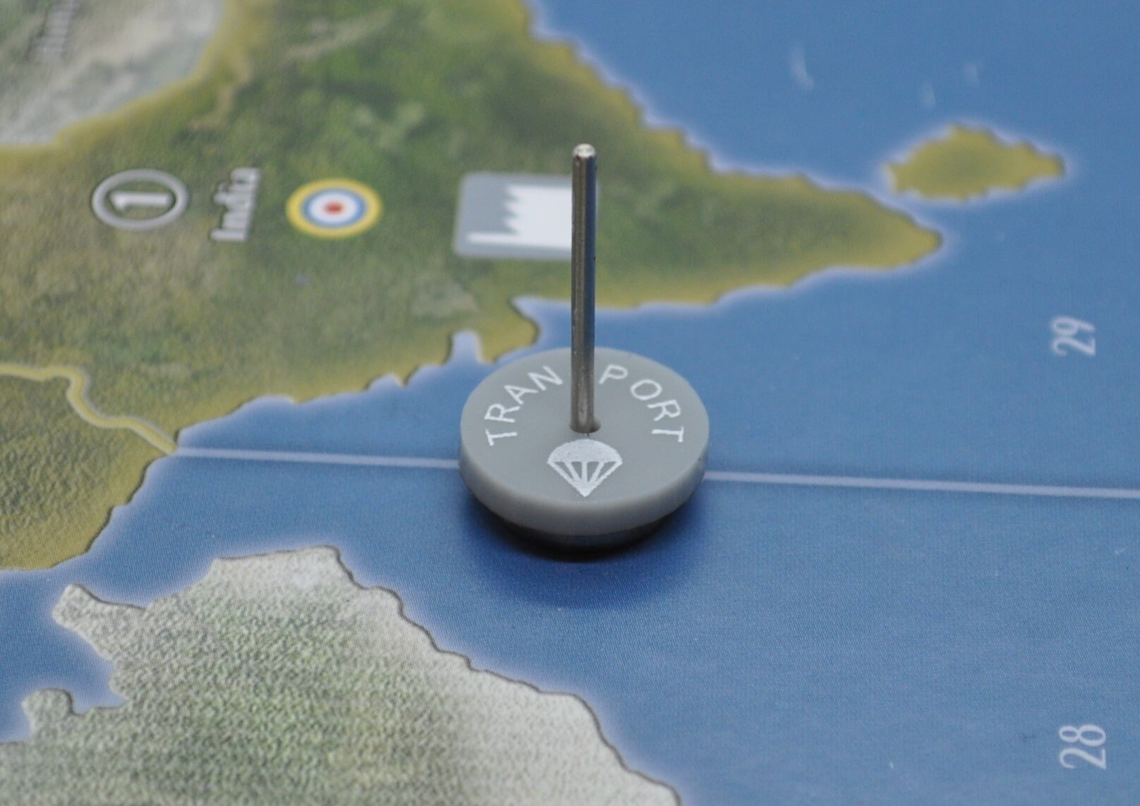 Acrylic .65" Round Aircraft Transport Designation Marker - Etsy