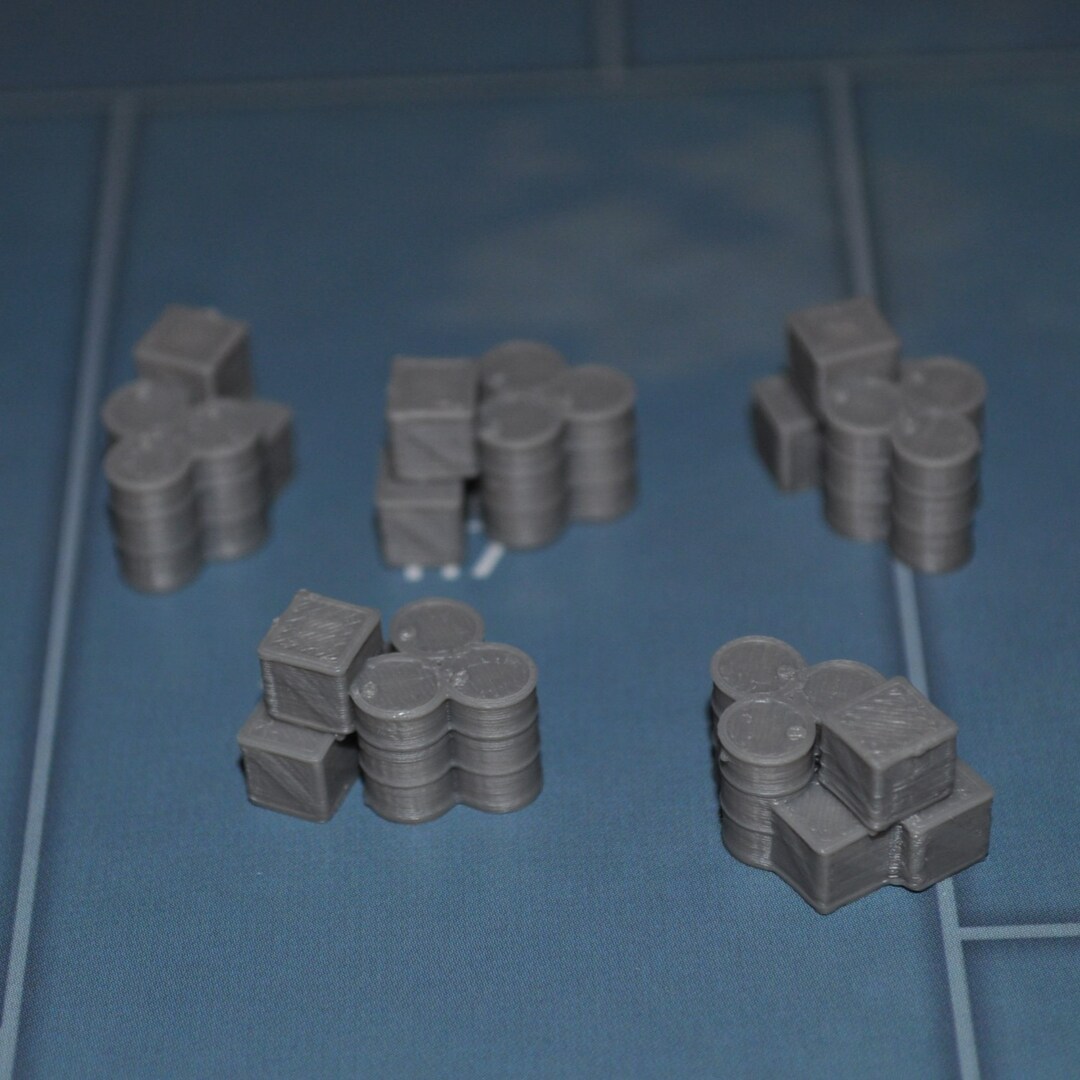 15pc 3D Printed Supply Stock Pile in Resin - Etsy