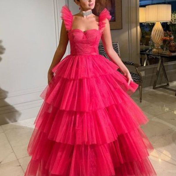 Tulle Prom Dress - Etsy