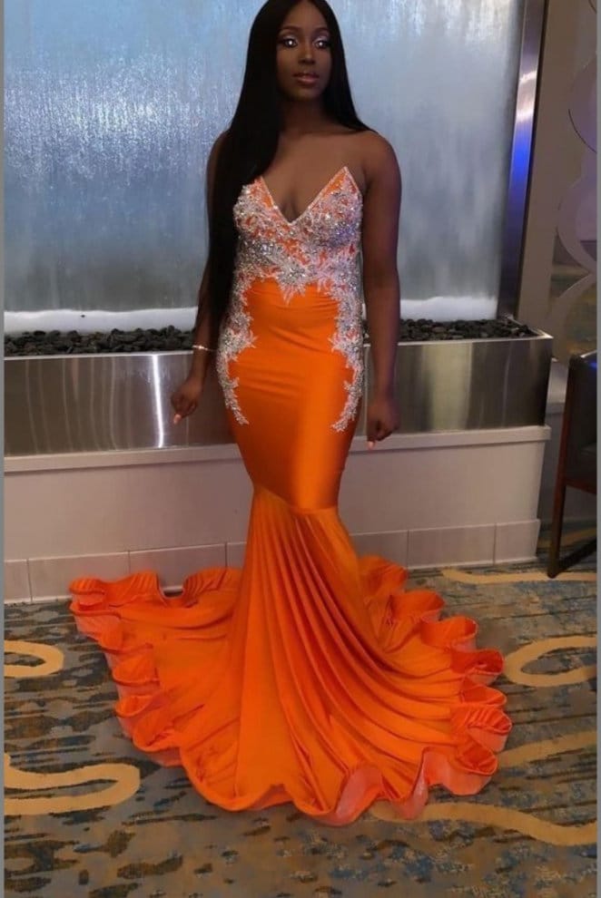 Orange Prom Dresses