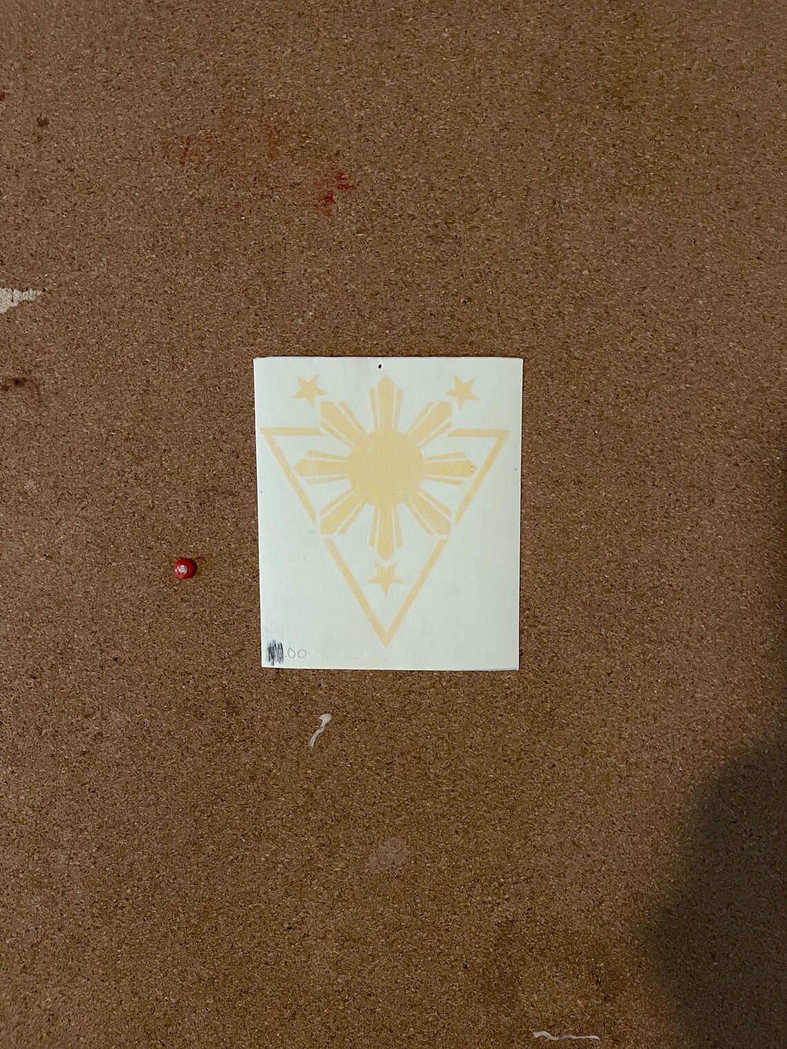 Filipino Flag Logo Vinyl Stickers - Etsy