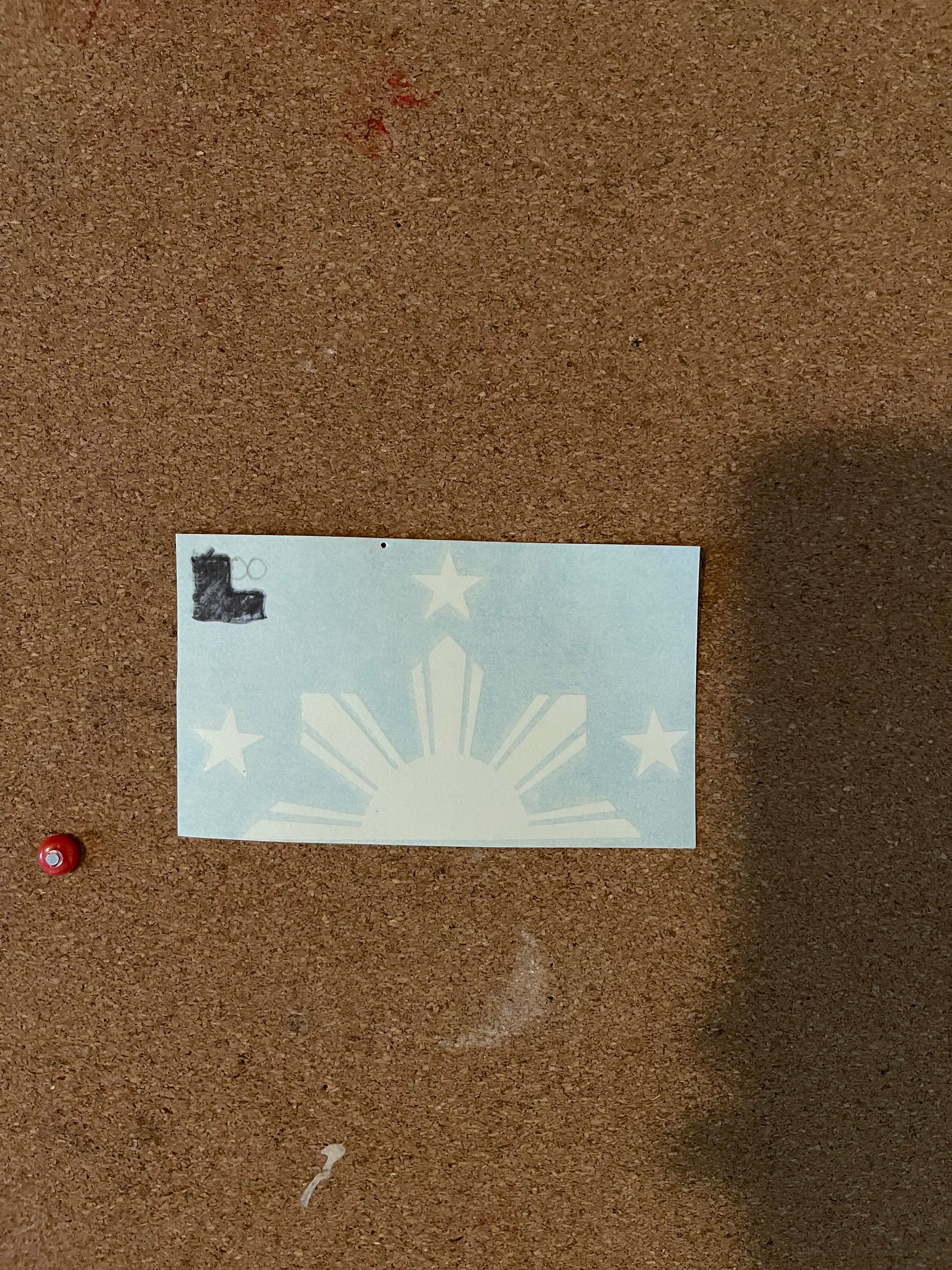 Filipino Flag Logo Vinyl Stickers - Etsy