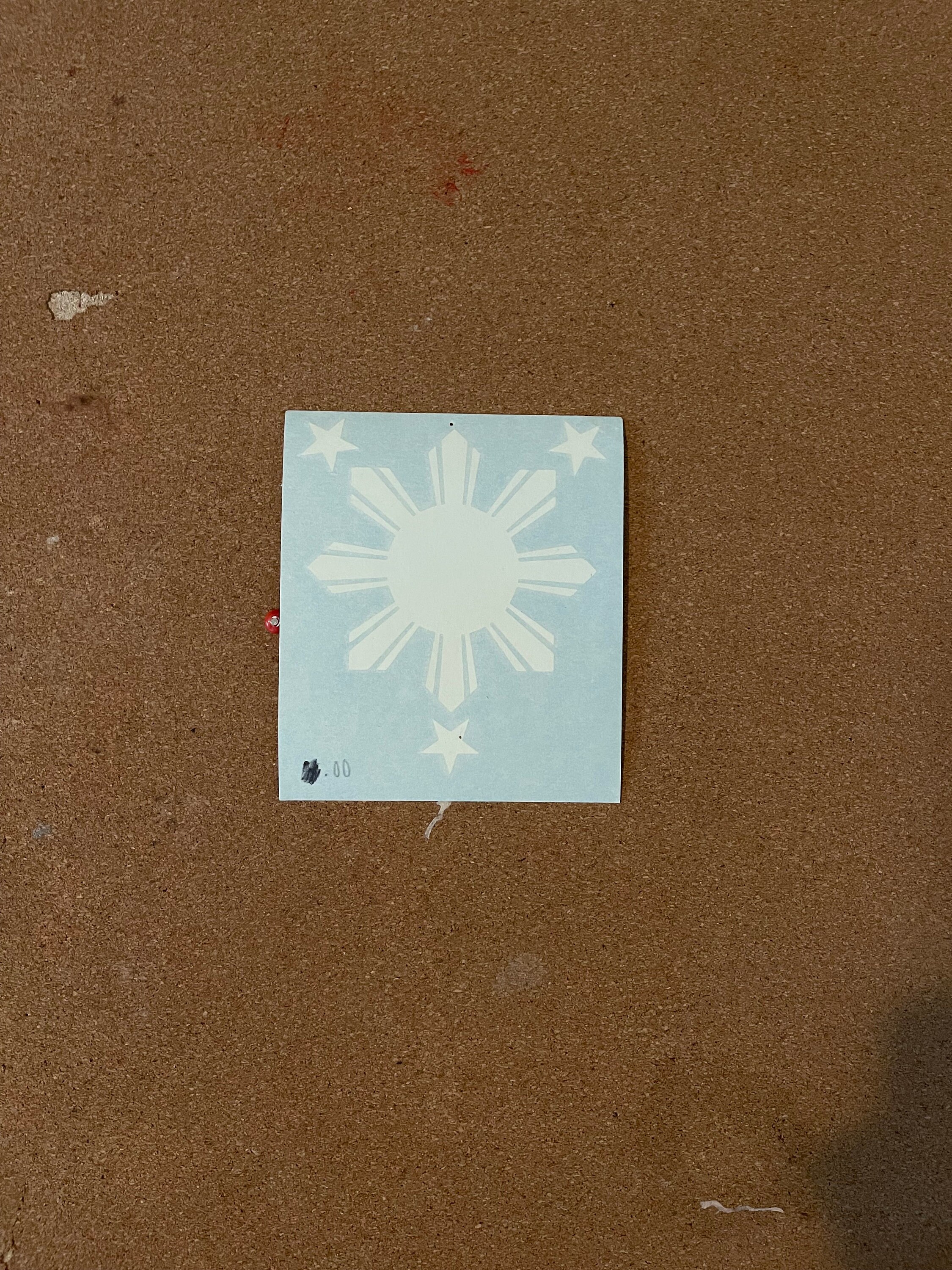 Filipino Flag Logo Vinyl Stickers - Etsy