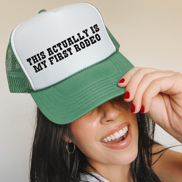 This Actually is My First Rodeo Hat - Etsy