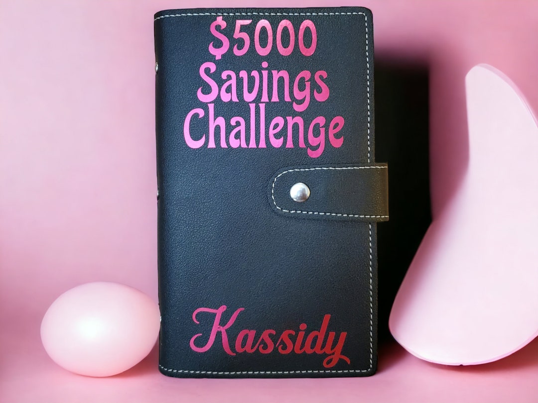 Savings Challenge Wallet Binder 5000 - Etsy