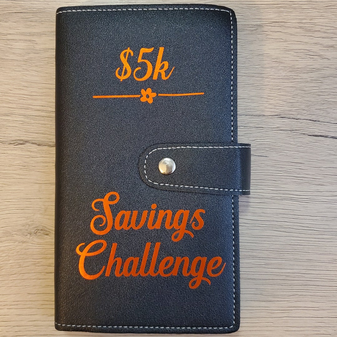 Savings Challenge Wallet Binder 5000 - Etsy