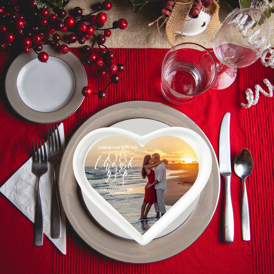 Customizable Printable Charger Plate Insert: Personalized Photo ...