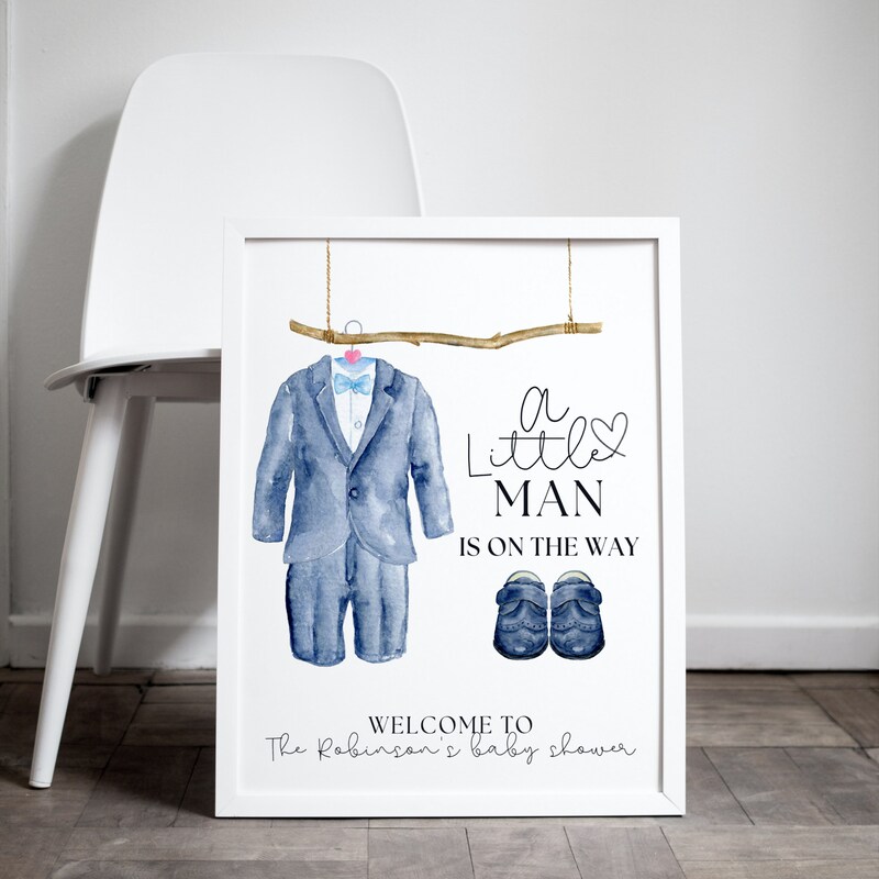 Welcome Little Man - Etsy