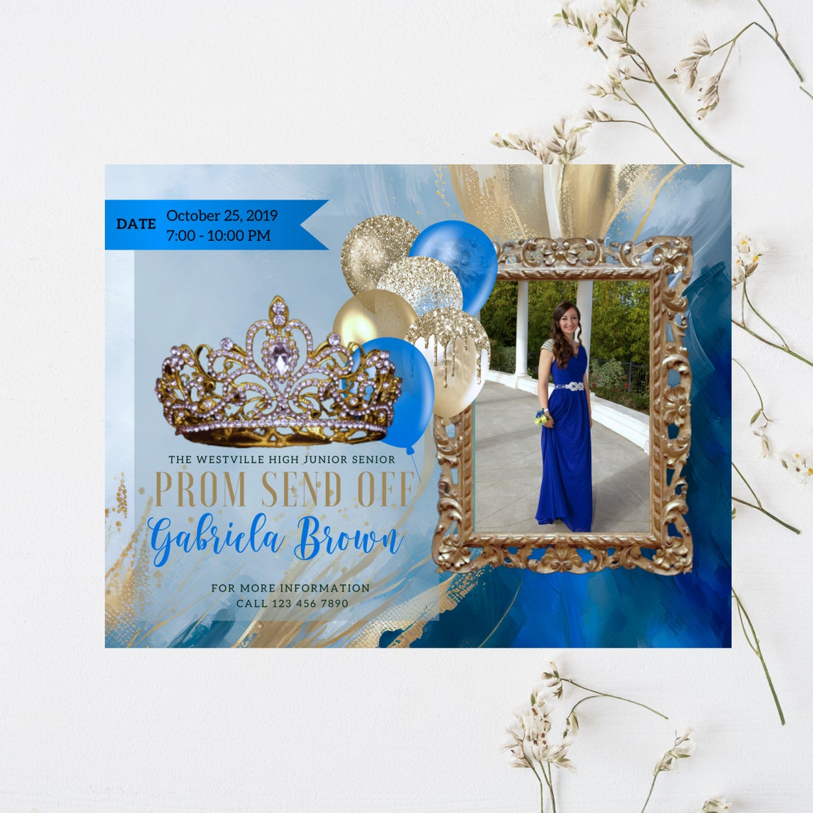 Prom Invitation Flyer Prom Event Flyers Prom Invitation - Etsy