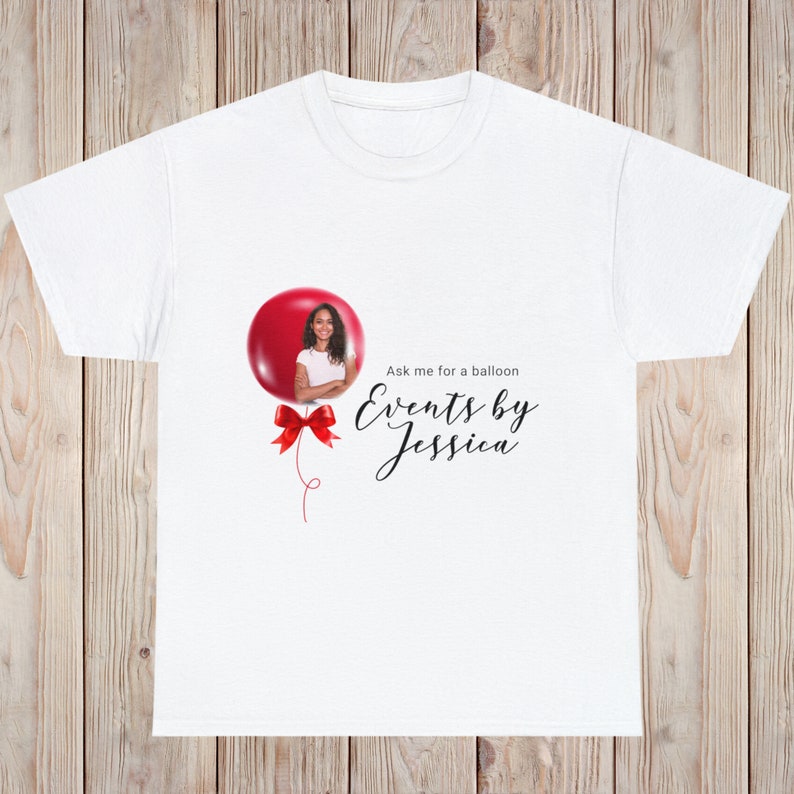 Balloon Artist Tshirt, Balloon Business Photo Shirt, Personalized Event ...