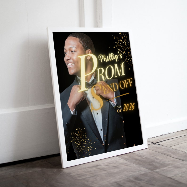 Prom Send off Party Welcome Sign, Prom Printable Signs, Prom Night ...