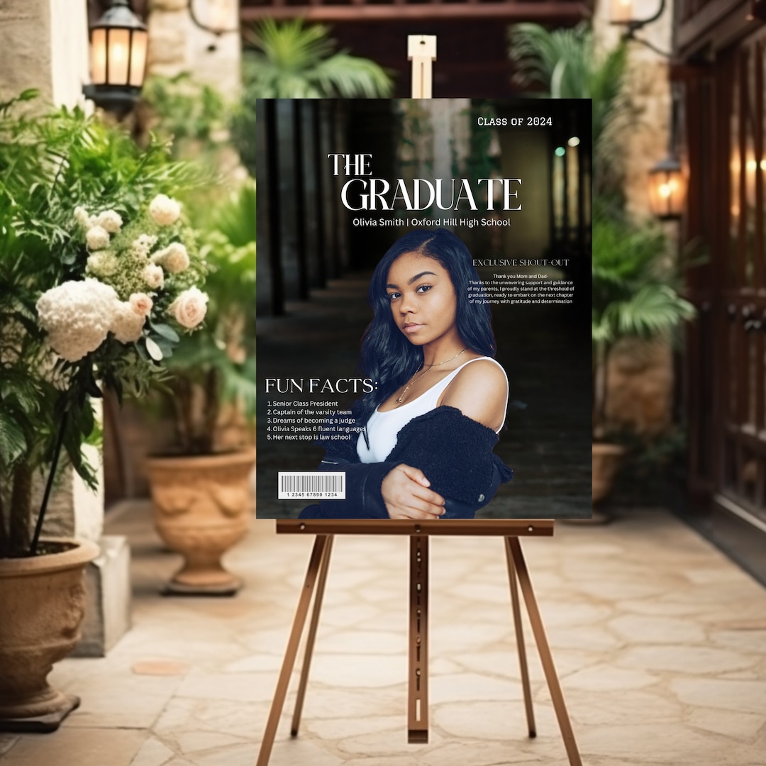 Personalized 2025 Graduation Welcome Sign | Editable Graduation Banner ...