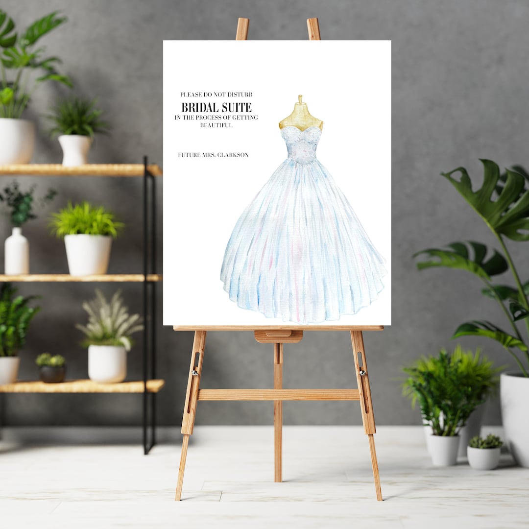 Bridal Suite Wedding Sign, Wedding Day Do Not Disturb Signs, Printable ...