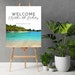 Bora Bora Birthday Welcome Sign, French Polynesia Beach Banner ...