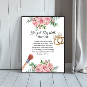 Bridal Suite Room Wedding Sign, Let's Get the Bride Married Banner ...