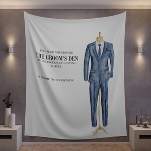 Groom Den Wedding Sign, Wedding Day Do Not Disturb Signs, Printable ...