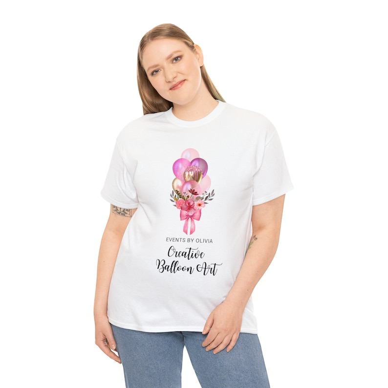 Balloon Artist Tshirt, Balloon Buniess Shirt, Personalized Event ...