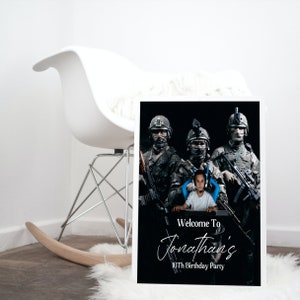 Editable Gamer Birthday Welcome Sign, Gamer Editable Party Banner ...