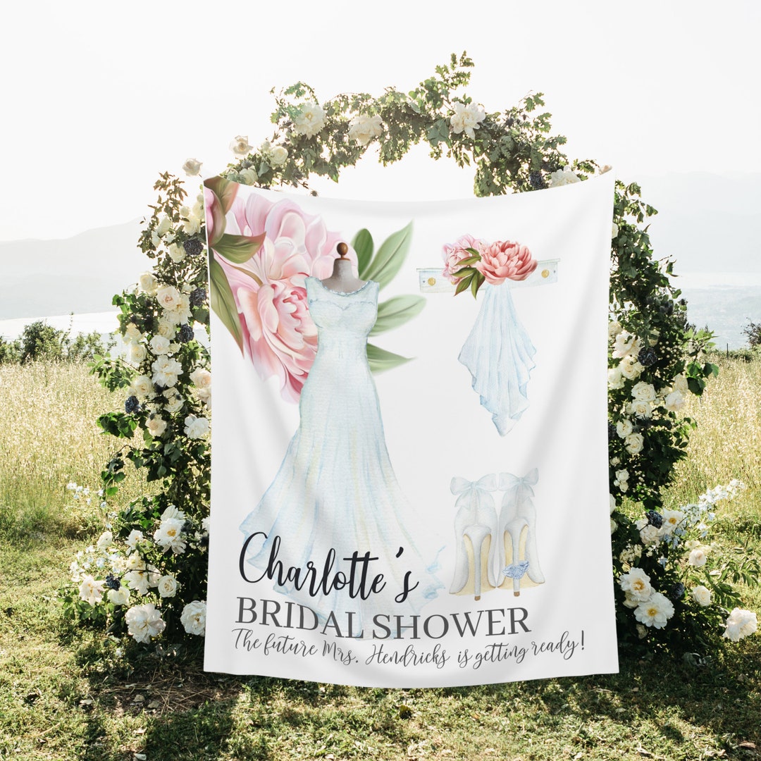 Bridal Shower Sign, Knock First Bridal Banner, Bride is Getting Ready ...