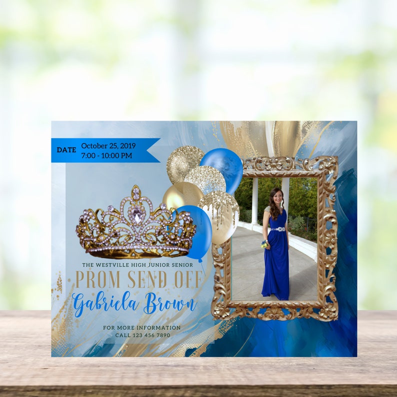 Prom Invitation Flyer, Prom Event Flyers, Prom Invitation, Event Poster ...
