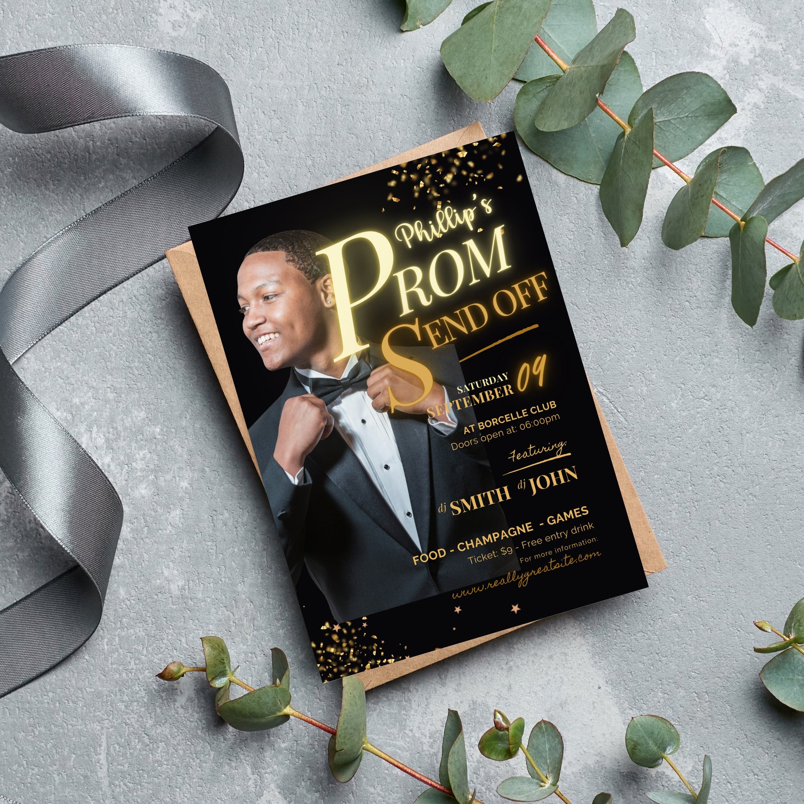 Prom Send off Party Invitation Prom Printable Invitation - Etsy