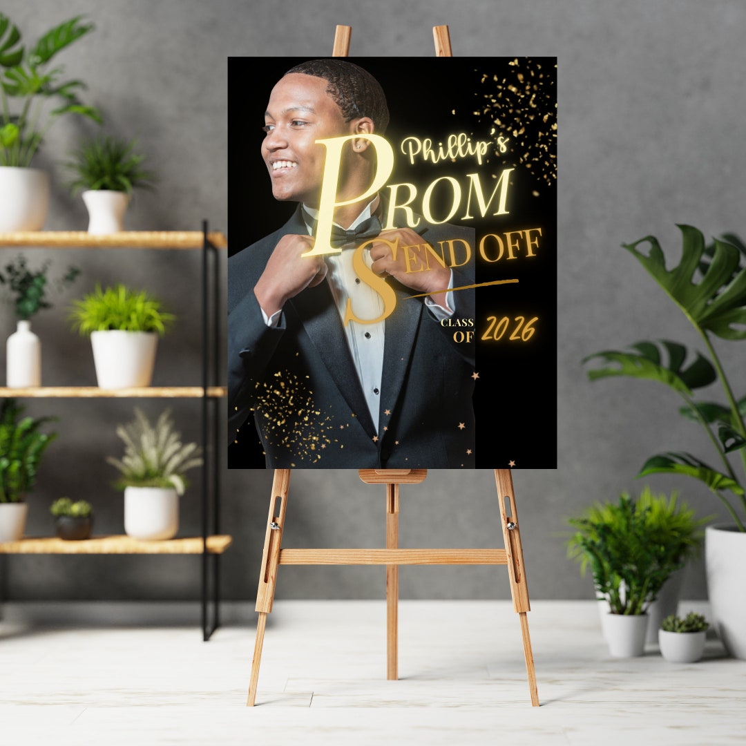 Prom Send off Party Welcome Sign, Prom Printable Signs, Prom Night ...