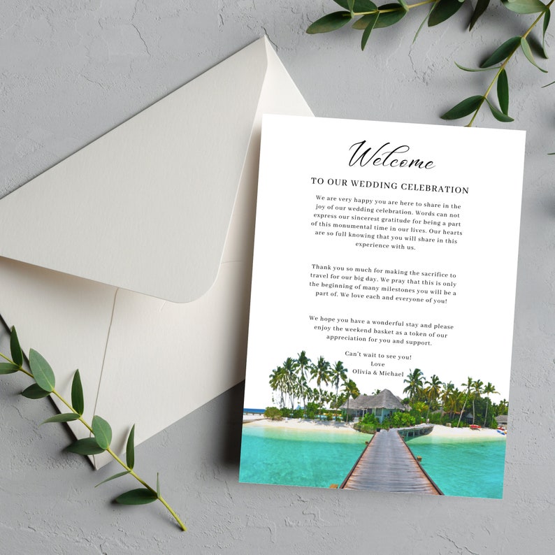 Maldives Island Bachelorette Invitation Template, Maldives Bachelorette ...