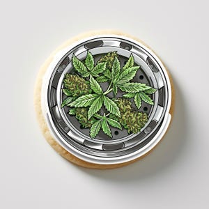 Personalized Cannabis Birthday Cake Topper | Custom Name and Age Stoner ...