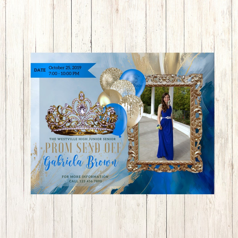 Prom Invitation Flyer, Prom Event Flyers, Prom Invitation, Event Poster ...