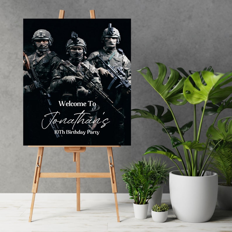 Editable Gamer Birthday Welcome Sign, Gamer Editable Party Banner ...