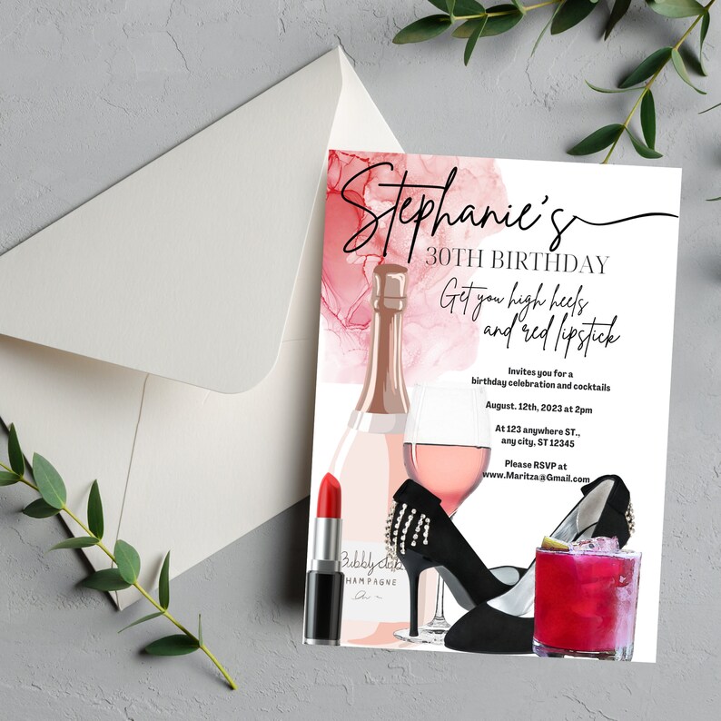 Ladies Weekend Birthday Getaway Invitation Printable Weekend - Etsy